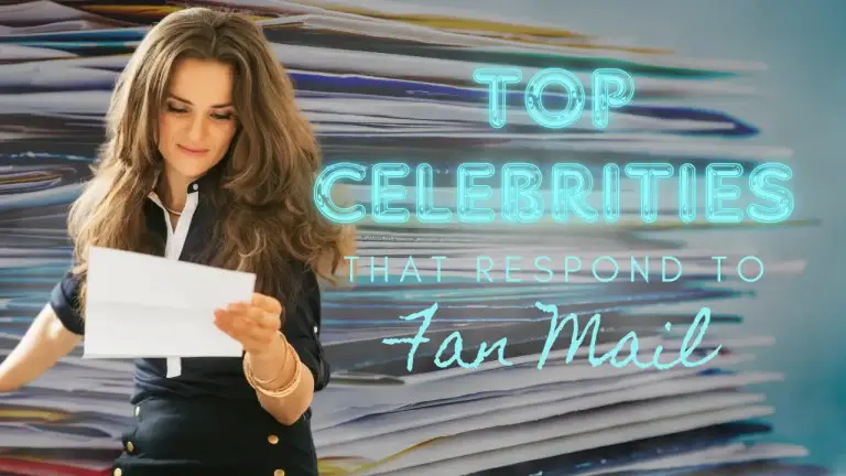 Top 110 Celebrities That Respond to Fan Mail, Sign Through the Mail ...