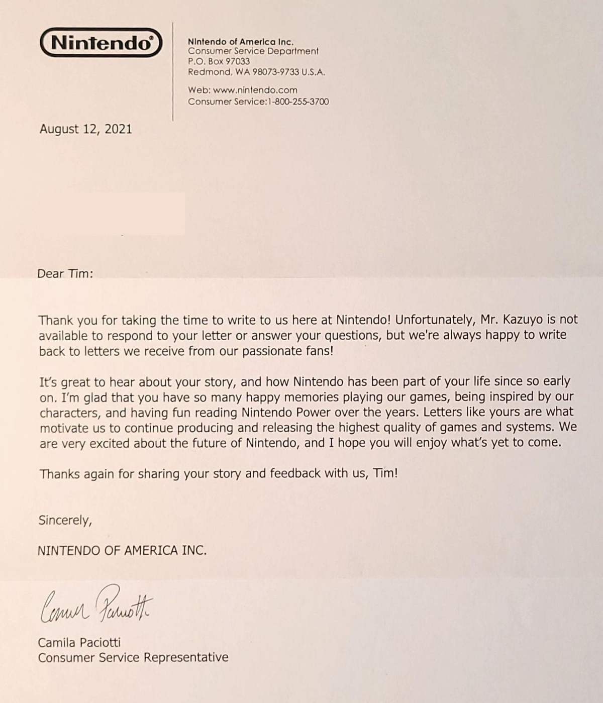 How to Contact Nintendo, 7 Times When They Responded to Fan Mail in ...