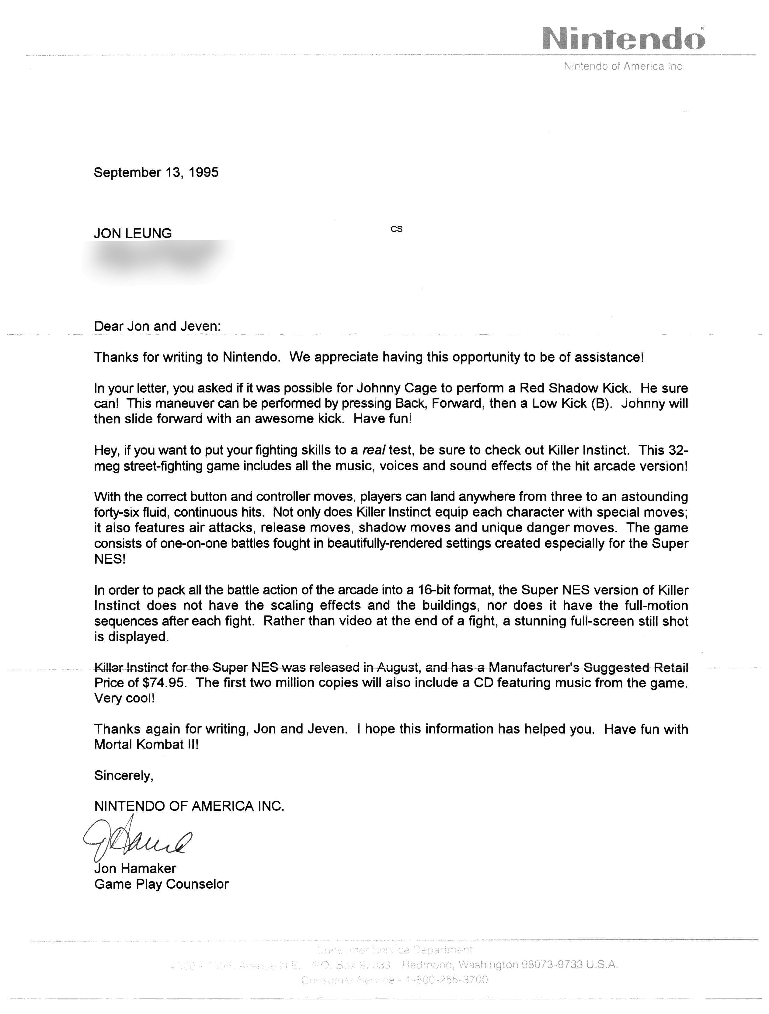 How to Contact Nintendo, 7 Times When They Responded to Fan Mail in ...