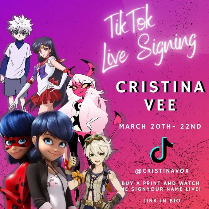 Christina Vee Live Signing – Tales From The Collection
