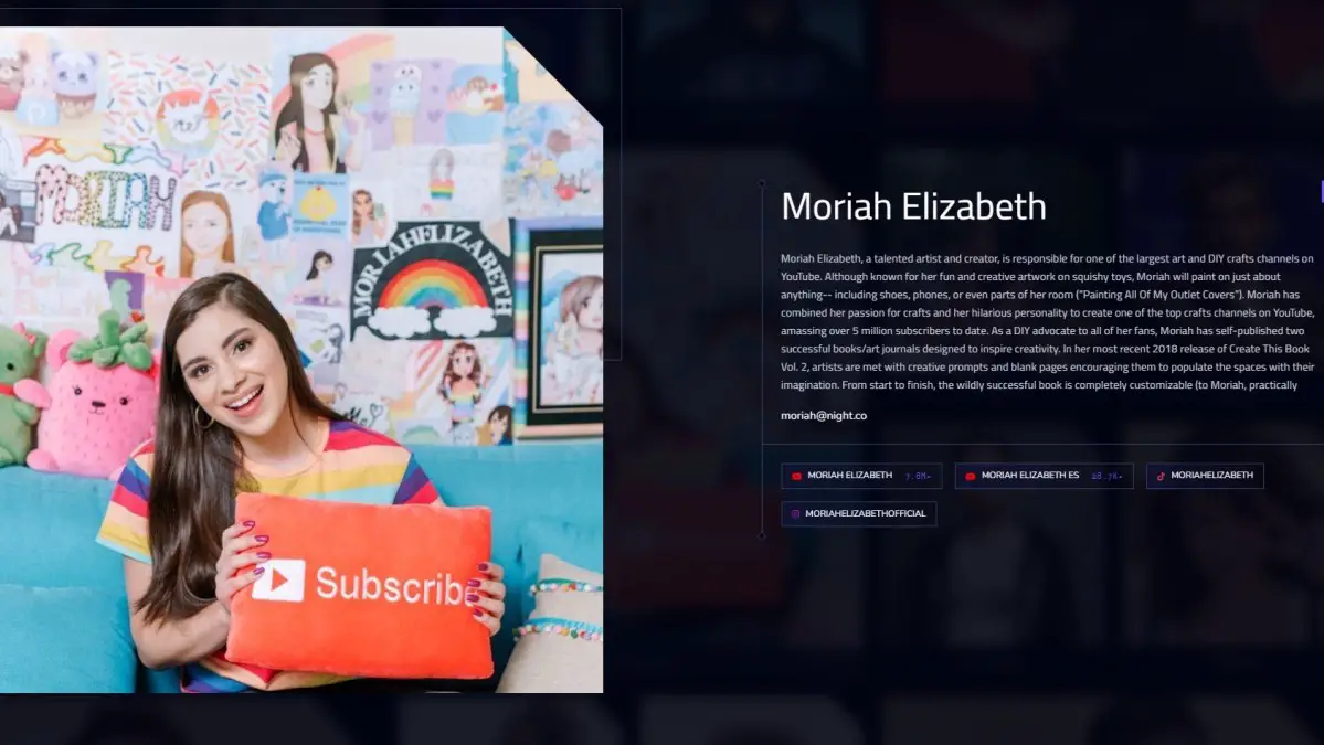 Contact YouTuber Moriah Elizabeth [Address, Email, Fan Mail, DM] – Tales From The Collection