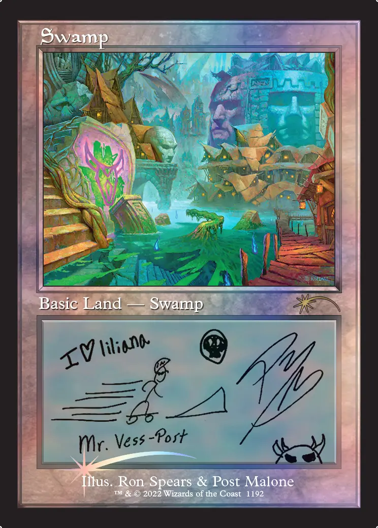 Post Malone MTG Cards to Include Printed Autographs, Sketches – Tales ...