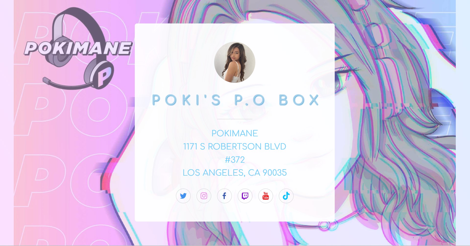 Contact Pokimane (Imane Anys) [Address, Email, Fan Mail, DM] – Tales ...