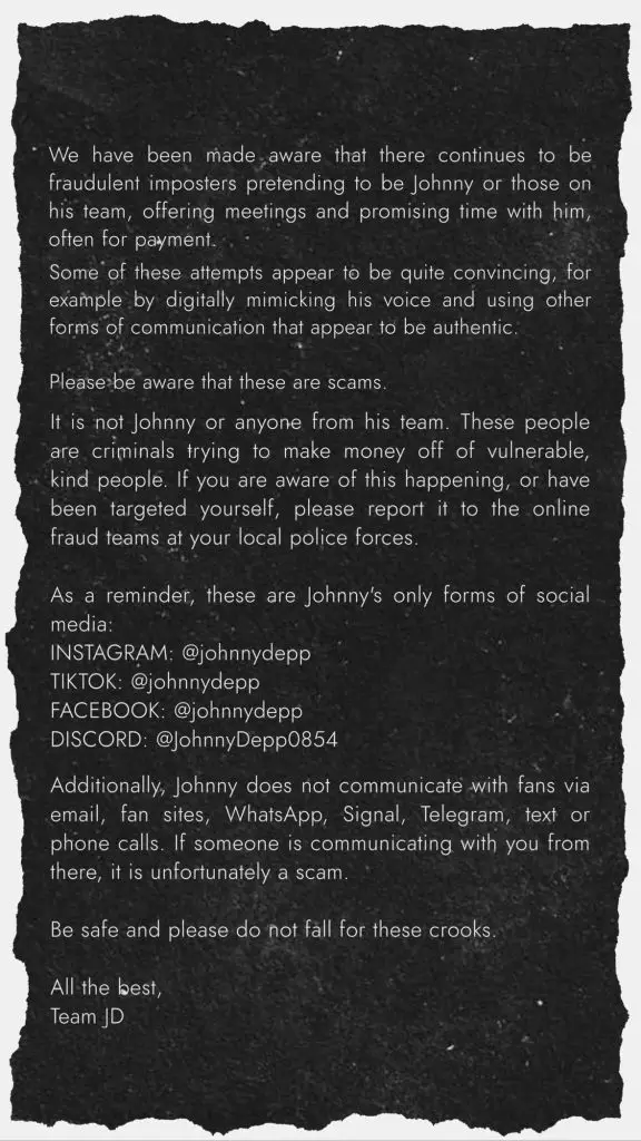 How to Contact Johnny Depp | Email, Fan Mail, Address, DM, Phone ...