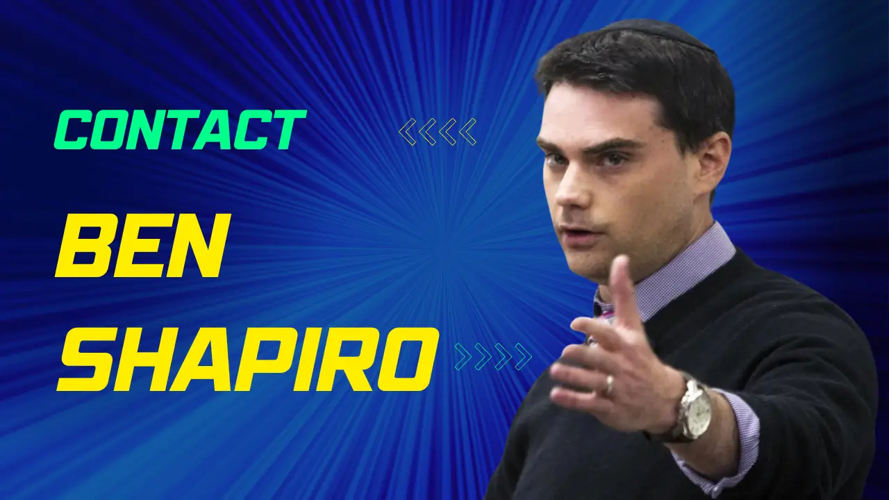 Contact Ben Shapiro [Address, Email, Phone, DM, Fan Mail] – Tales From ...