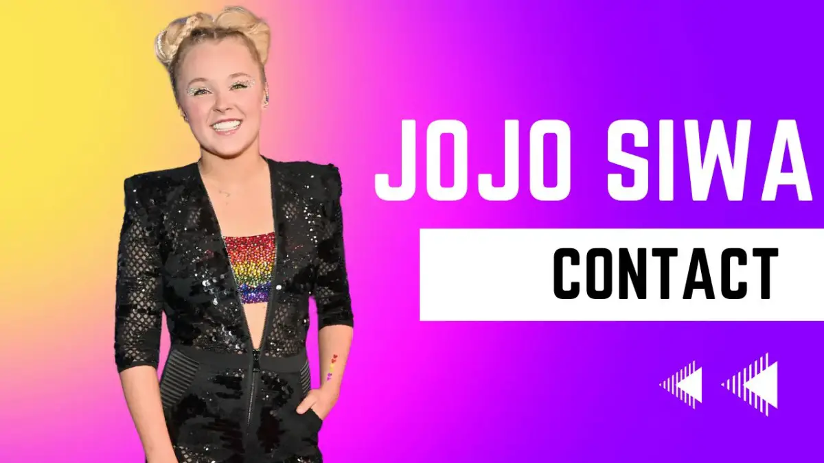 Contact JoJo Siwa [Address, Email, Phone, DM, Fan Mail] – Tales From ...