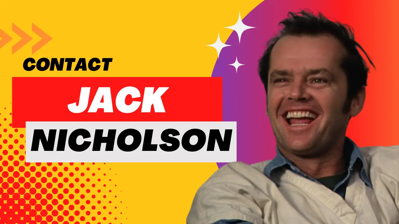 Contact Jack Nicholson [Address, Email, Phone, DM, Fan Mail] – Tales From The Collection