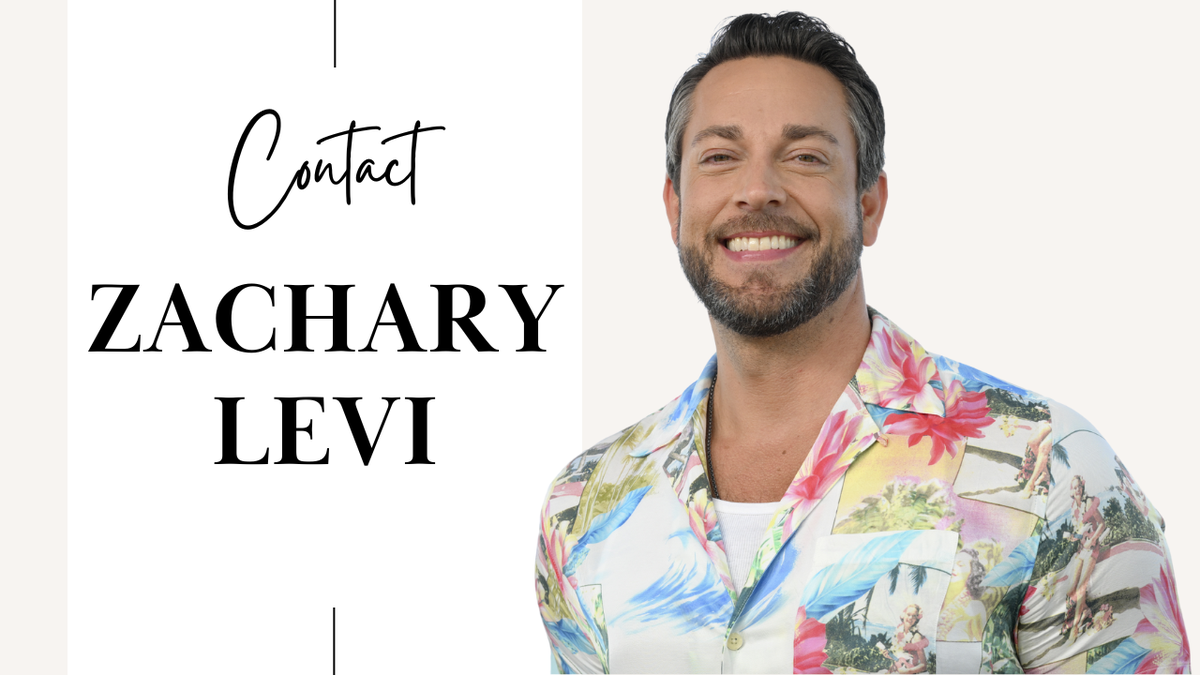 Contact Zachary Levi [Address, Email, Phone, DM, Fan Mail] – Tales From ...