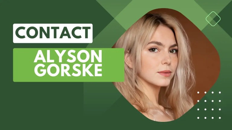 Contact Alyson Gorske [Address, Email, Phone, DM, Fan Mail]