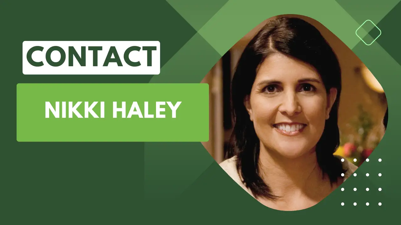 Contact Nikki Haley [Address, Email, Phone, DM, Fan Mail] – Tales From ...