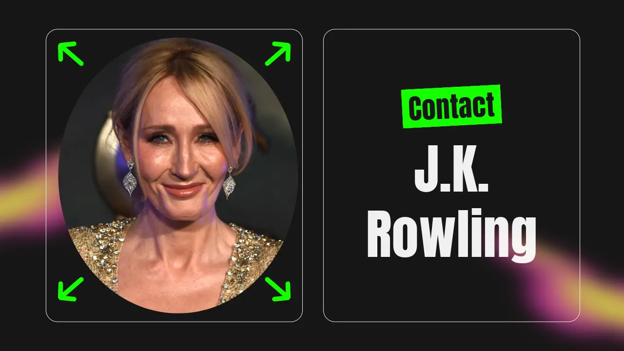 Contact J.K. Rowling [Address, Email, Phone, DM, Fan Mail] – Tales From ...