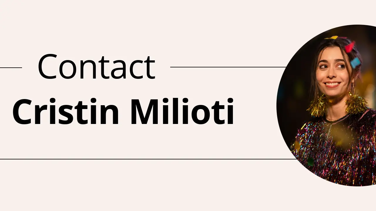 Cristin Milioti Contact Info: [Fan Mail, Business, Autographs, & More ...