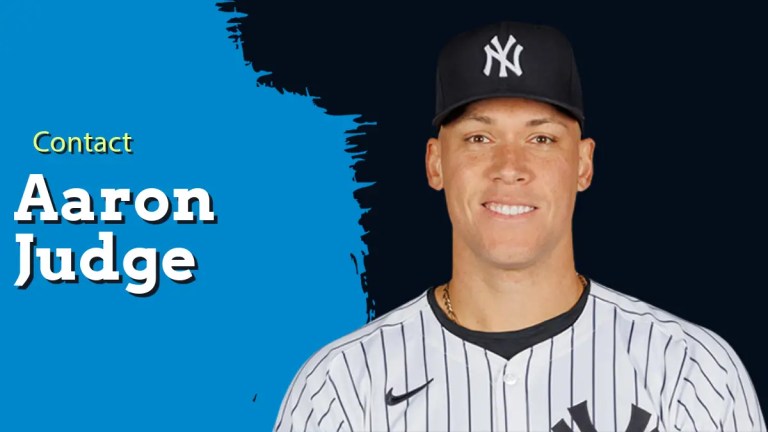 Aaron Judge Contact Info: [Fan Mail, Business, Autographs, & More ...