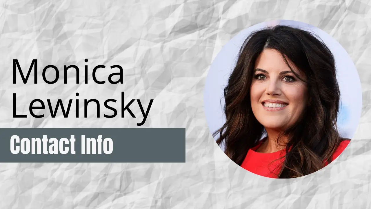 Monica Lewinsky Contact Info: [Fan Mail, Business, Autographs, & More ...
