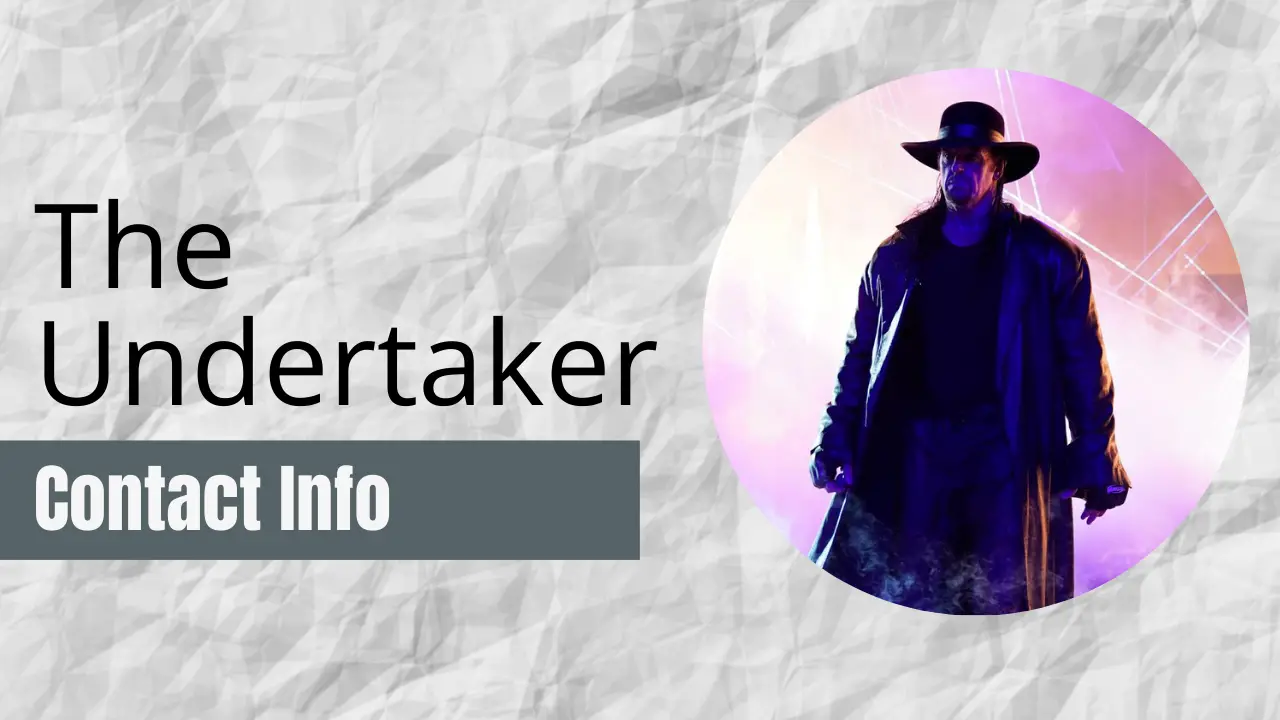 The Undertaker Contact Info: [Fan Mail, Business, Autographs, & More ...