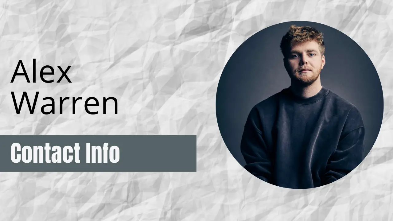 Alex Warren Contact Info: [Fan Mail, Business, Autographs, & More ...