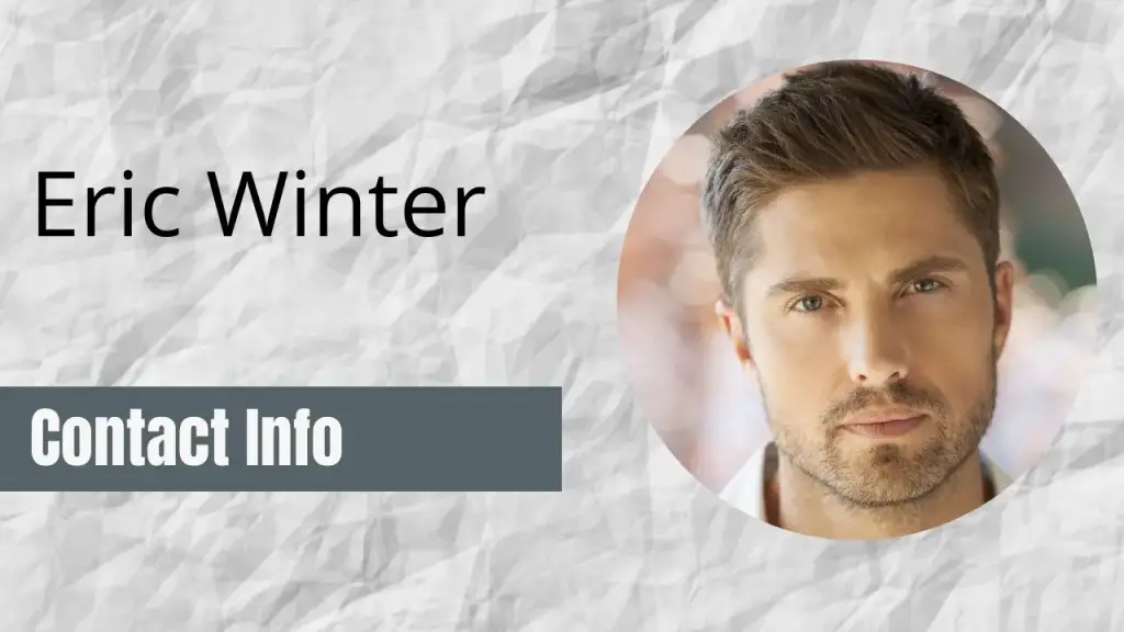 Eric Winter Contact Info: [Fan Mail, Business, Autographs, & More] – Tales From The Collection