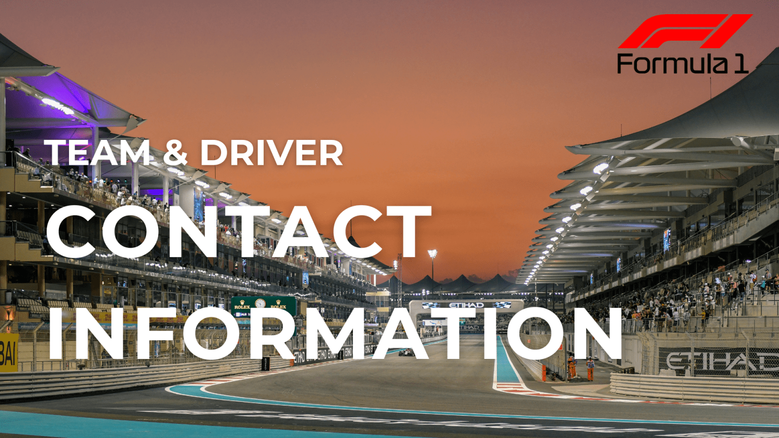 How to Send Fan Mail to F1 Teams | Address List – Tales From The Collection