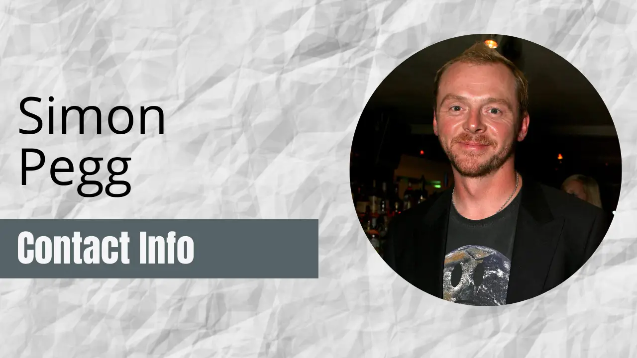 Simon Pegg Contact Info: [Fan Mail, Business, Autographs, & More ...