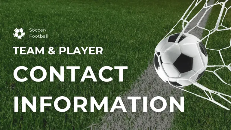 How to Send Soccer (Football) Players, Teams Fan Mail | Address List ...