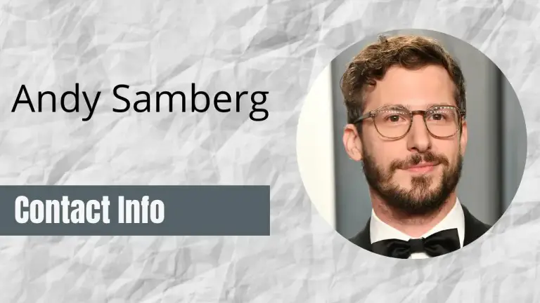 Andy Samberg Contact Info: [Fan Mail, Business, Autographs, & More ...