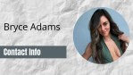Bryce Adams Contact Info: [Fan Mail, Business, Autographs, & More ...