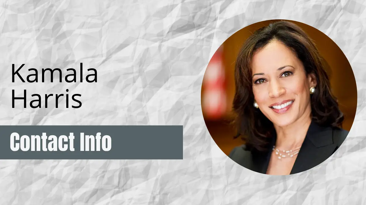 Kamala Harris Contact Info: [Fan Mail, Business, Autographs, & More ...