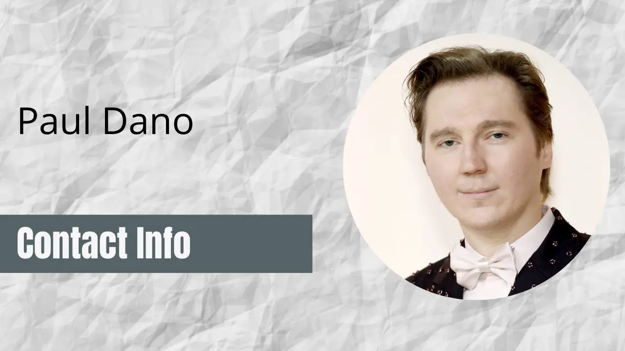 Paul Dano Contact Info: [Fan Mail, Business, Autographs, & More ...